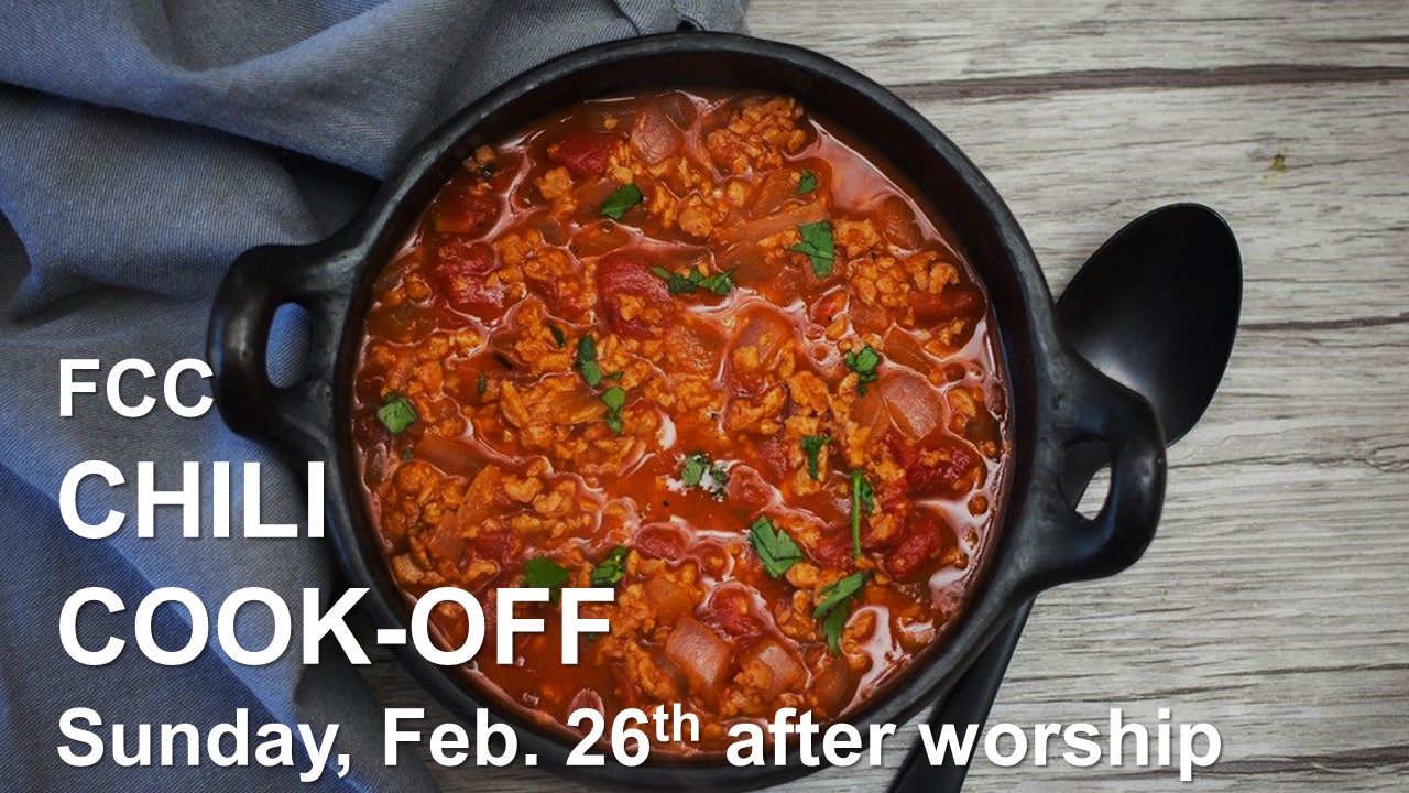FCC CHILI COOK-OFF – First Congregational Church of Tallmadge